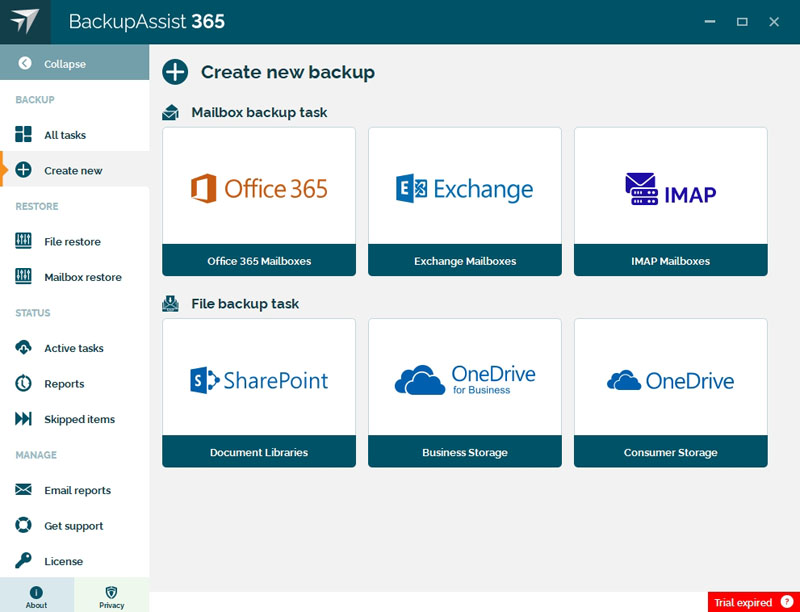 Back up multiple SharePoint sites