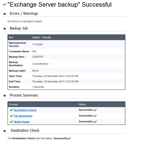 Exchange Protection | BackupAssist