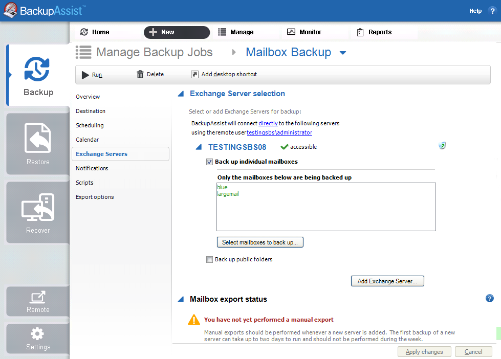 Server Backup Software for Windows Servers | BackupAssist
