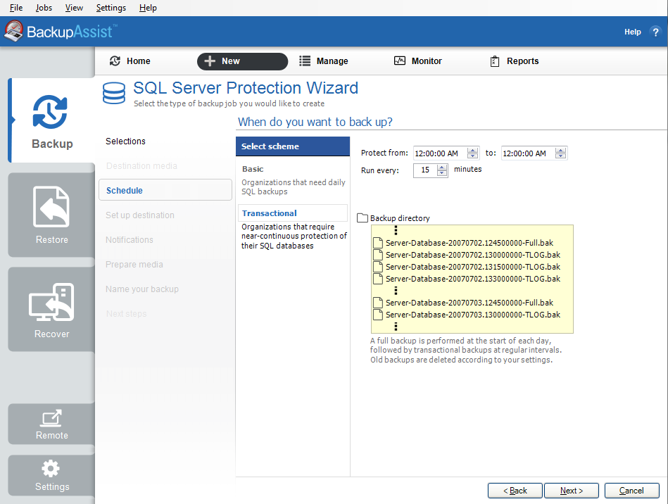 SQL Server Backup | BackupAssist SQL Server Backup | BackupAssist